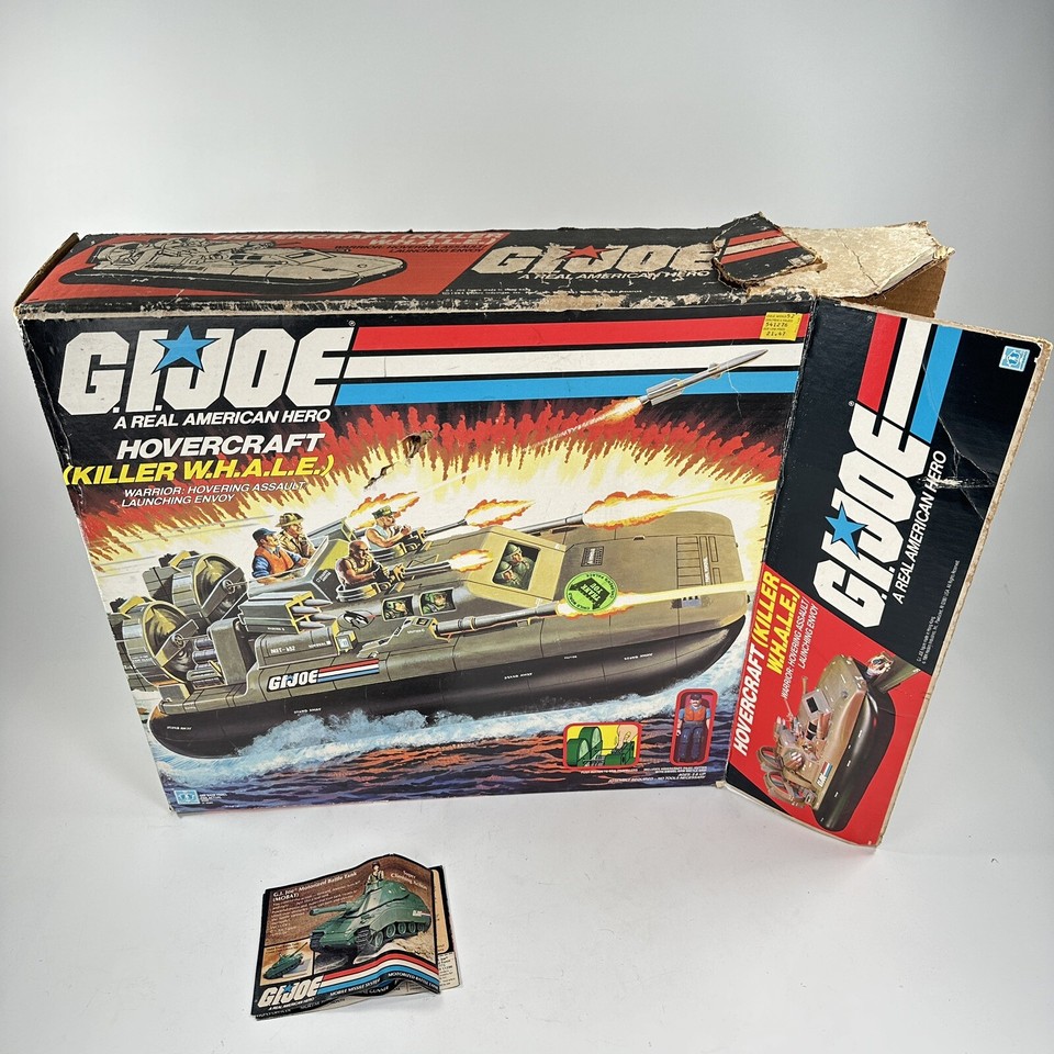 BOX ONLY Hovercraft Killer Whale GI Joe ARAH 1984 W.H.A.L.E | eBay