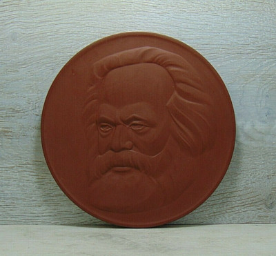 Karl Marx Vintage Plaque Desk Porcelan Meissen Germany Author Sign | eBay