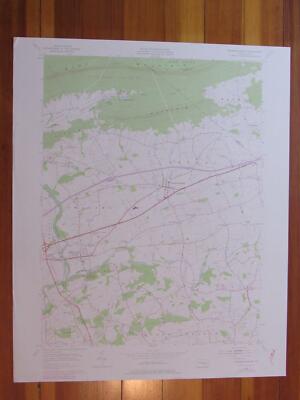 Fredericksburg Pennsylvania 1978 Original Vintage USGS Topo Map | eBay