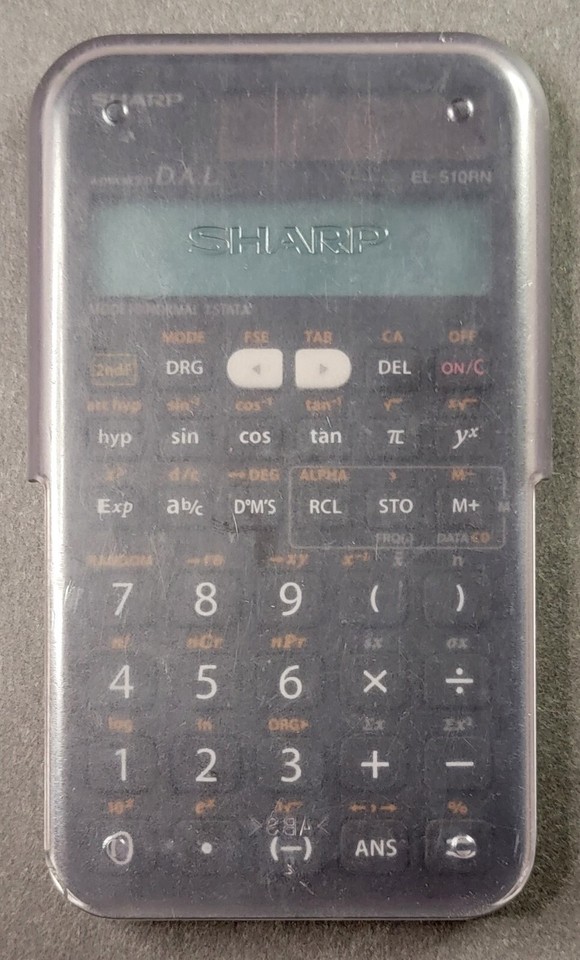 Sharp Advanced D.A.L. Scientific Calculator EL-510RN | eBay