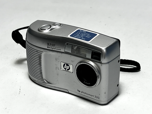 HP PhotoSmart 320 2.1 MP LCD Digital Camera Silver Tested | eBay
