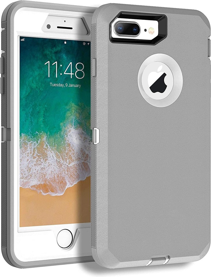 For Apple iPhone 8 7 Plus SE Heavy Duty Shockproof Case Cover Screen ...