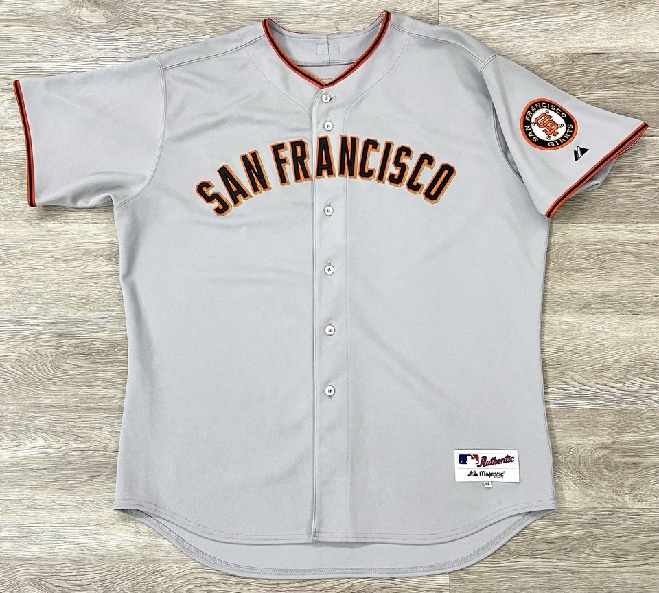 Authentic Majestic San Francisco Giants Buster Posey #28 Sewn Baseball ...