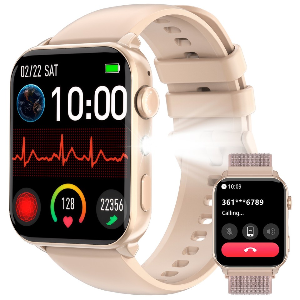 Alexa Smart Watch Women Fitness Bluetooth Call Watch for Android iPhone ...