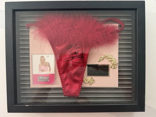Torrie Wilson Autographed Thong Panties Framed In Shadow Box | eBay