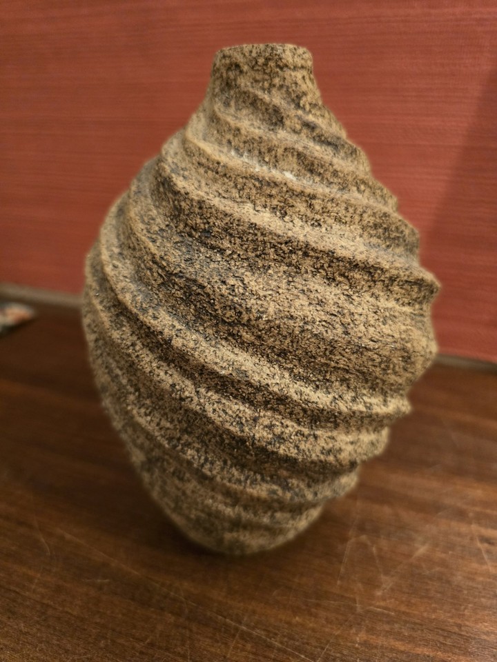 Studio Pottery Vase Signed On Base Vintage | eBay UK