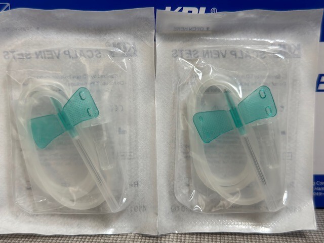 50pcs Winged Collection Kit for Safe and Easy 21 Vet | eBay