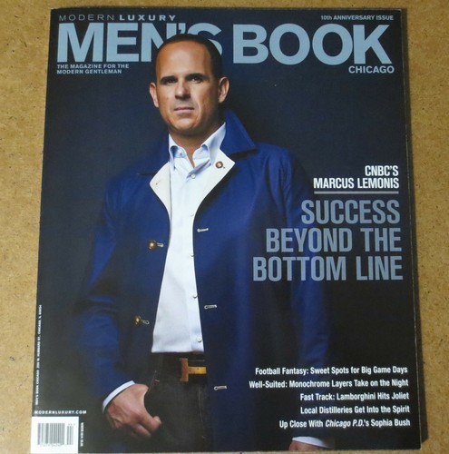 Men's Book Fashion Magazine Marcus Lemonis The Profit Sophia Bush Sean ...