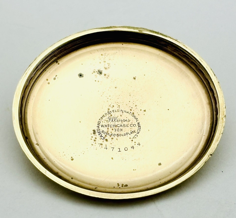 WOW Size 16S Illinois Watch Case 7471044 10K RGP Pocket Watch Case | eBay