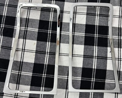 1967 1968 1969 AMC Rebel SST Headlight Moldings Right And Left chrome ...