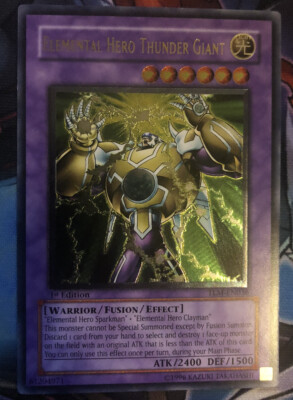 Elemental Hero Thunder Giant TLM-EN036 ULTIMATE *1st Edition NM | eBay