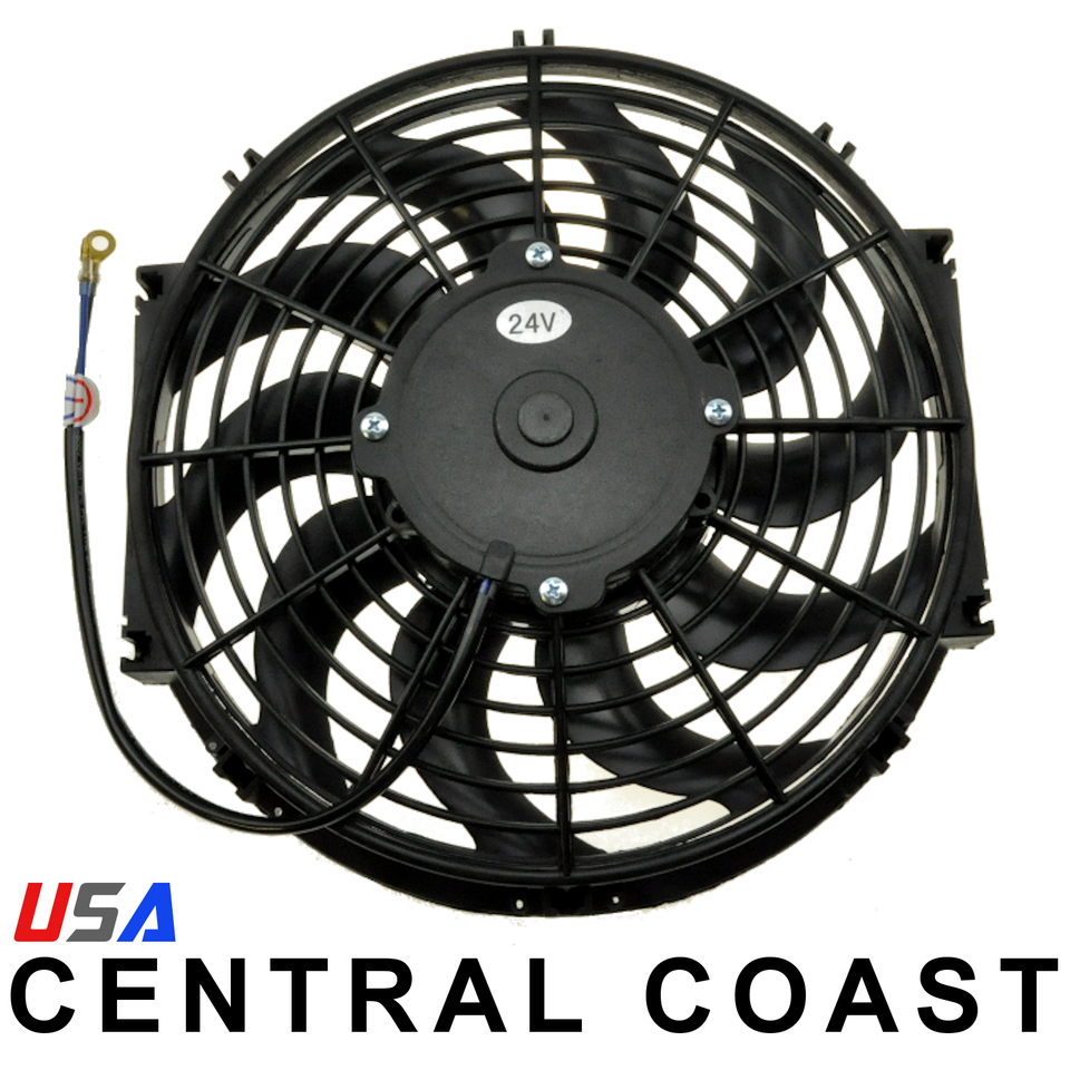 2/12 inch 24 VOLT 120 Watt UNIVERSAL PUSH/PULL RADIATOR COOLING FAN KIT ...