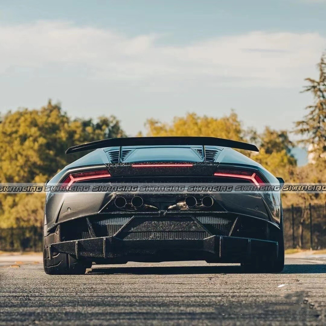 Real Carbon Fiber GT Rear Trunk Spoiler Lip Wing For Lamborghini ...
