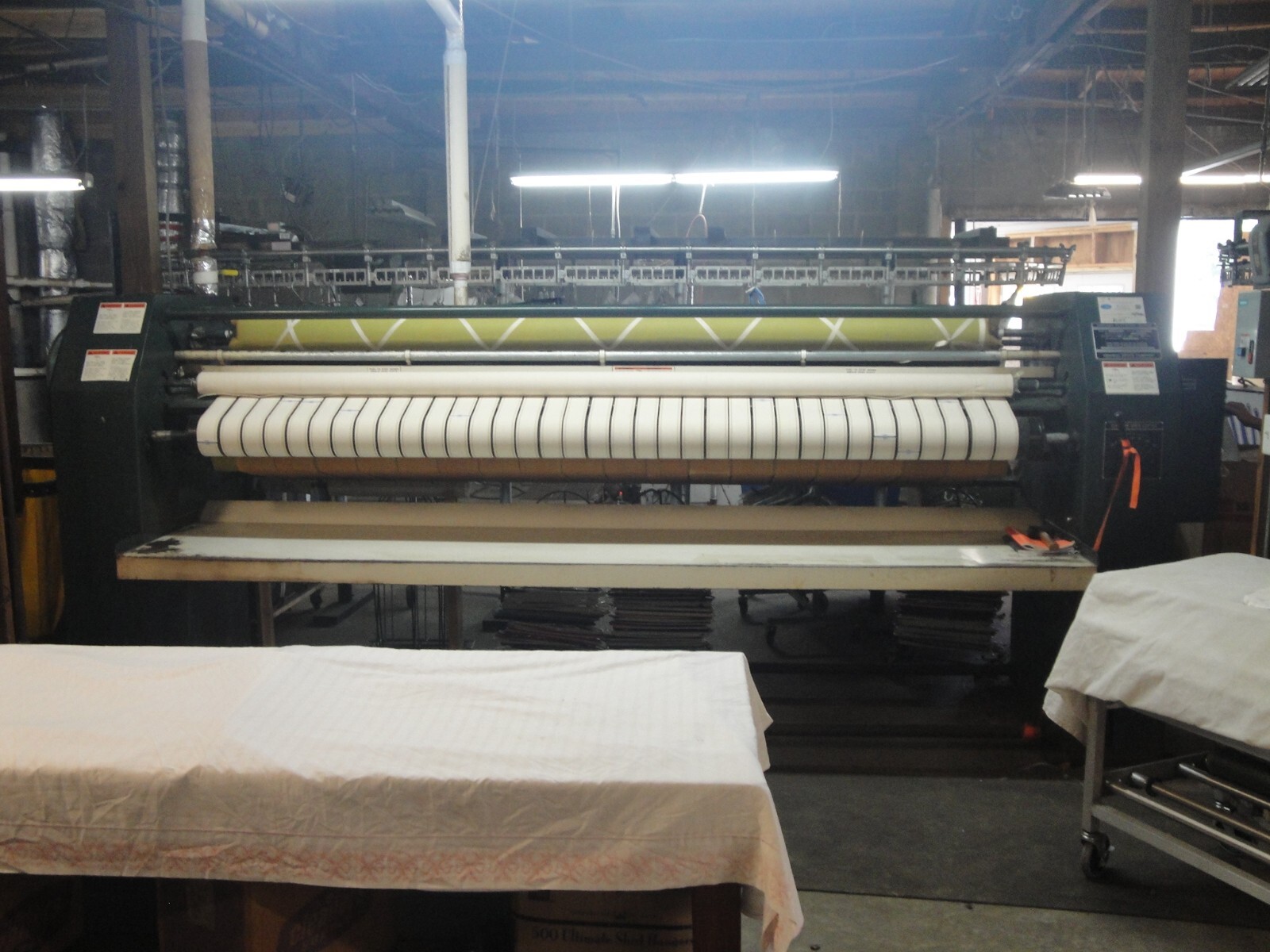 Chicago flat work ironer model SA18-110-F, excellent working condition ...