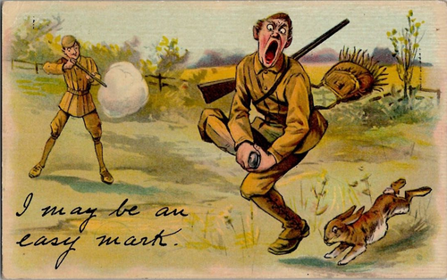 1910 Military... I May Be An Easy Mark Postcard *PC0195 | eBay