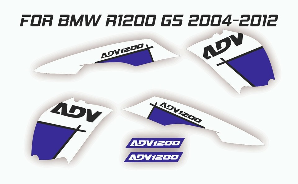 BMW R1200 GS Tank & Fender Graphics Decals Sticker Kit FIT | moto-decal ...