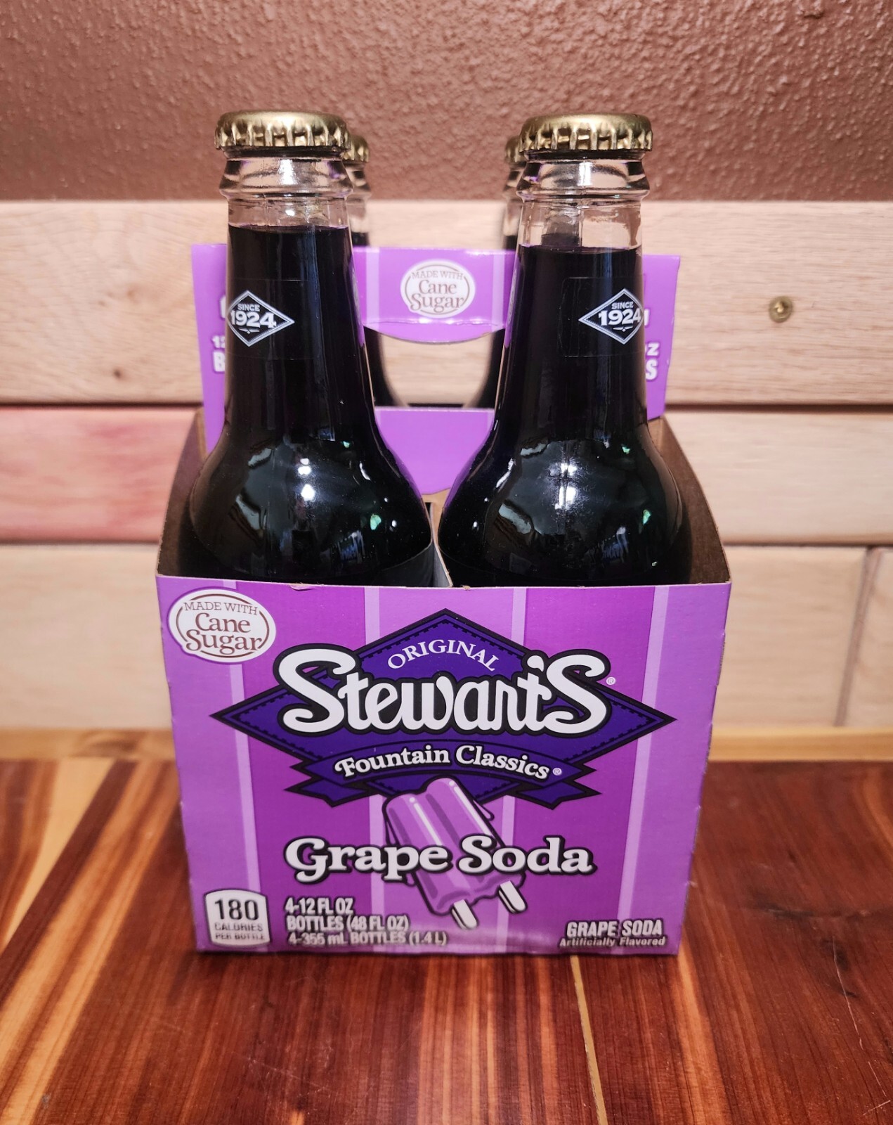 Stewart's Original Grape Soda 12 oz Bottle Pack of 4 | eBay