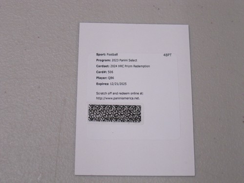 2023 Panini Select 2024 XRC Prizm Redemption #506 QB6 Bo Nix XRC | eBay