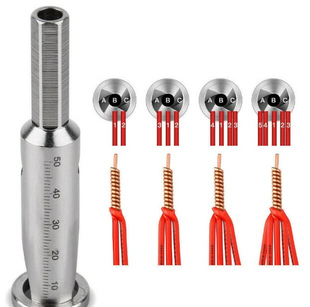 Universal Electrical Twist Cable Connector Stripper For Tool Drill Bit ...