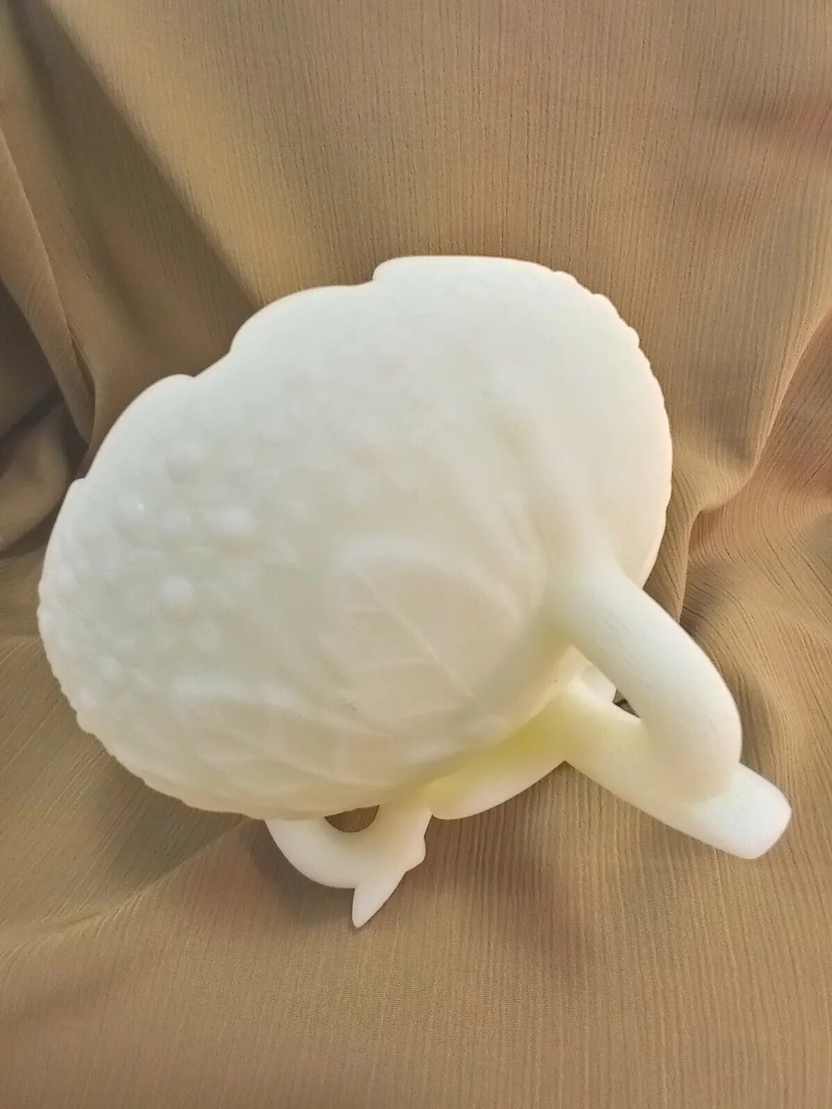 Glowing Fenton Uranium Custard Glass 3 Footed Bowl - Marked | eBay