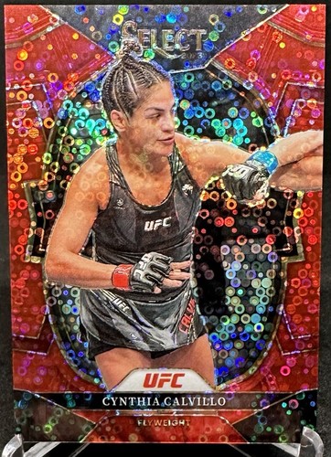 Cynthia Calvillo 2023 Select UFC Concourse Red Disco Prizm /99 #22 | eBay