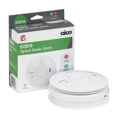 Aico Ei3016 Optical Smoke Alarm with Battery Backup Expiry 2035 | eBay