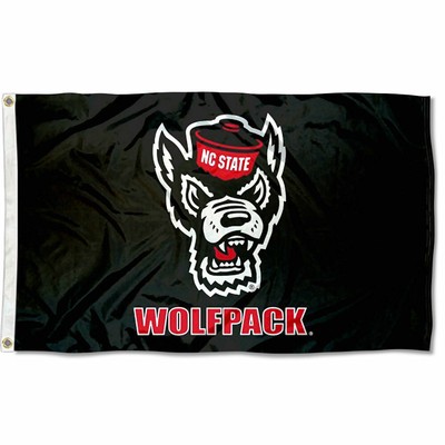 NC State Wolfpack Wolf Flag Large 3x5 | eBay