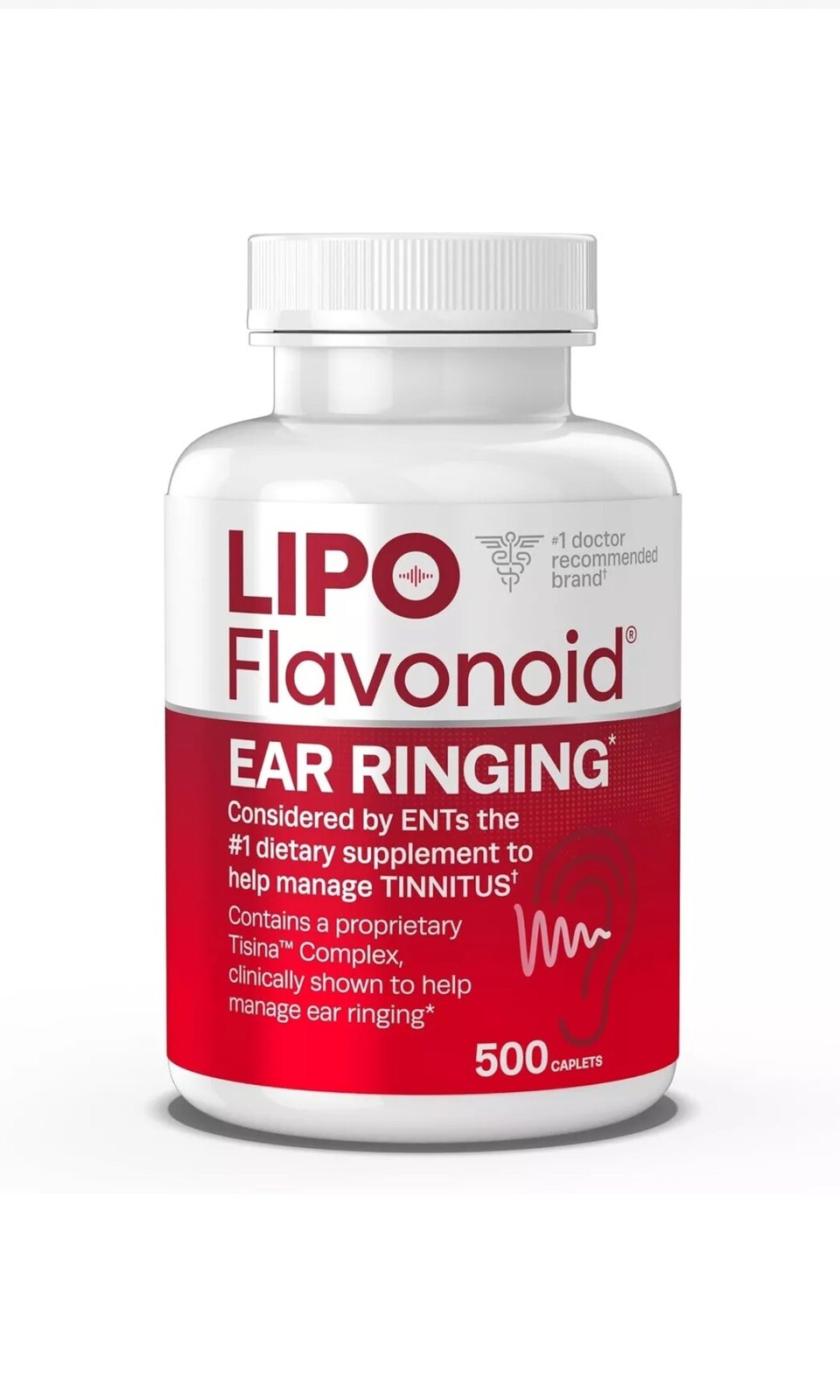 New Sealed Clairon Lipo Flavonoid Ear Ringing Relief 500 Caplets ...