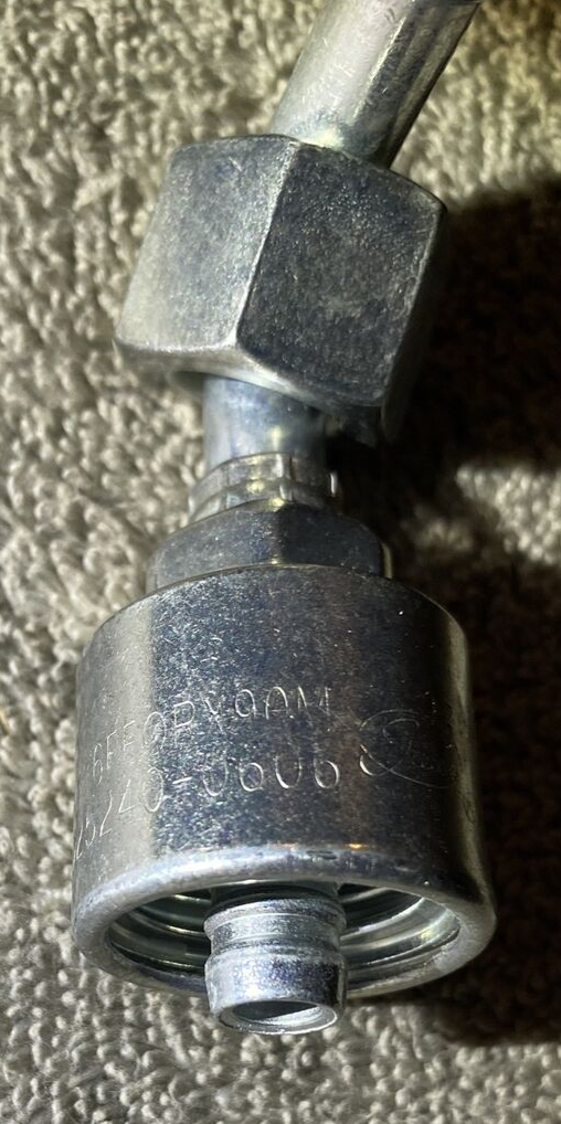 Gates 6G-6FFORX90M - G25240-0606 Hydraulic Hose Fittings New No Box NOS ...