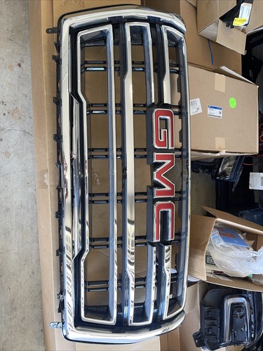 21-22 GMC YUKON SLT CHROME GRILLE ASSEMBLY 84835787/84785180 Pre Owned ...
