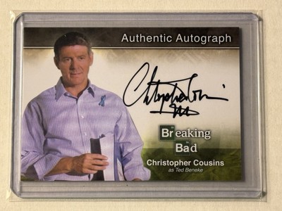 2014 Cryptozoic Breaking Bad Christopher Cousins On Card Autograph Ted ...