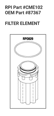 Air Techniques Dental Compressor Kit Filter Element RPI Airstar CME102 ...