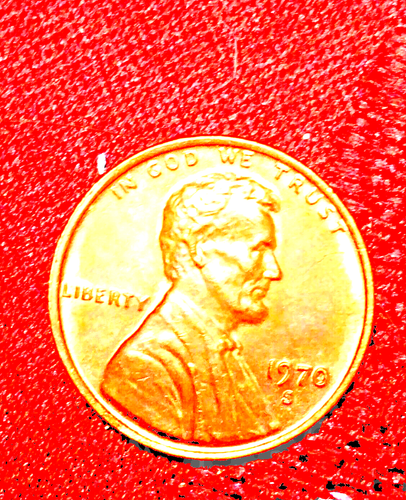 1970 S LG Date Lincoln Memorial Penny Cent; Double Die Obverse FS-103 ...