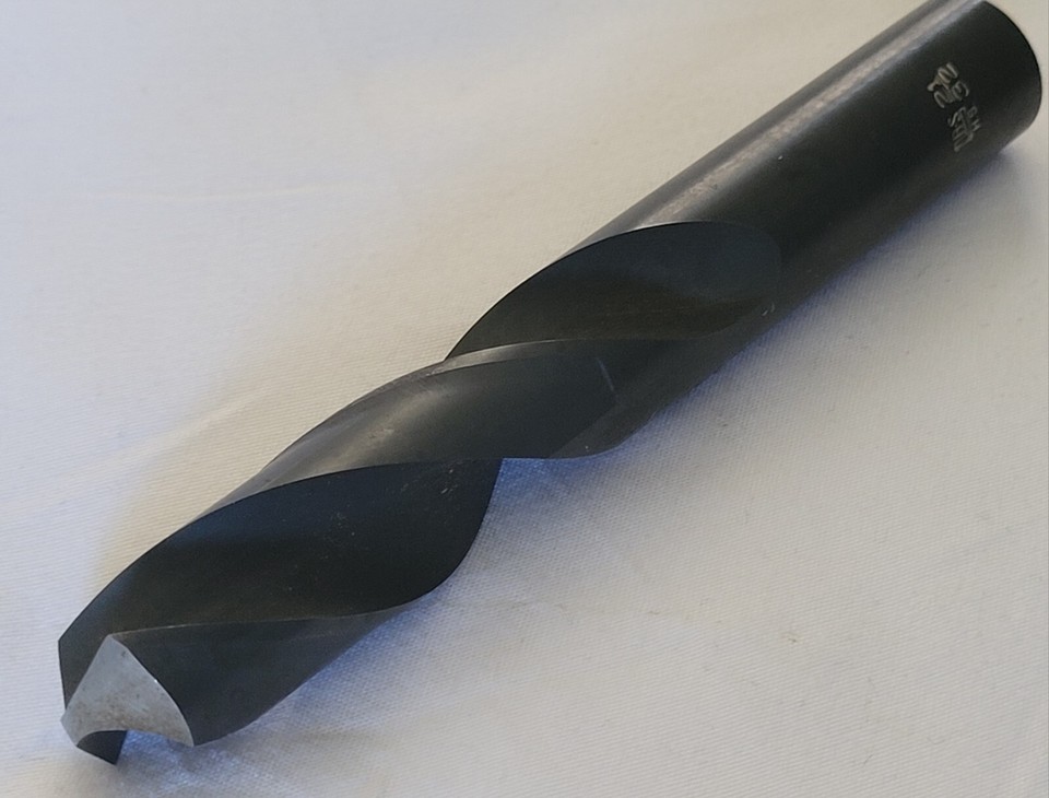 21/32" Screw Machine Drill Bit Stub High Speed 118° Point RH Cut Brown ...