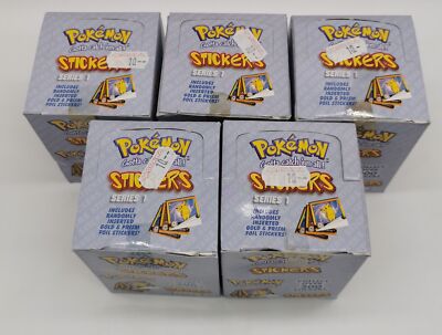 5X Pokemon Artbox Sticker Box Series 1 | eBay