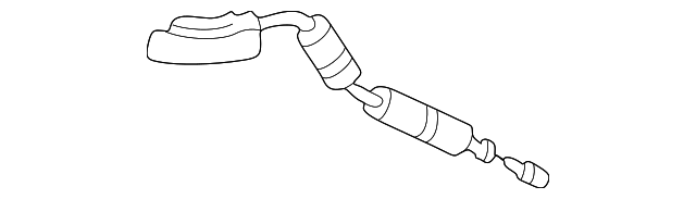 Right Rear Door Lock Cable Genuine OEM - BMW 745li 51227024646 for sale ...