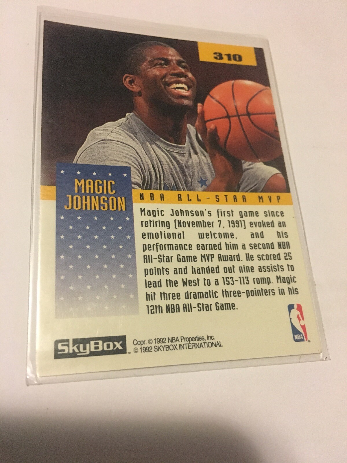 1992-93 Skybox - #310 Magic Johnson for sale online | eBay