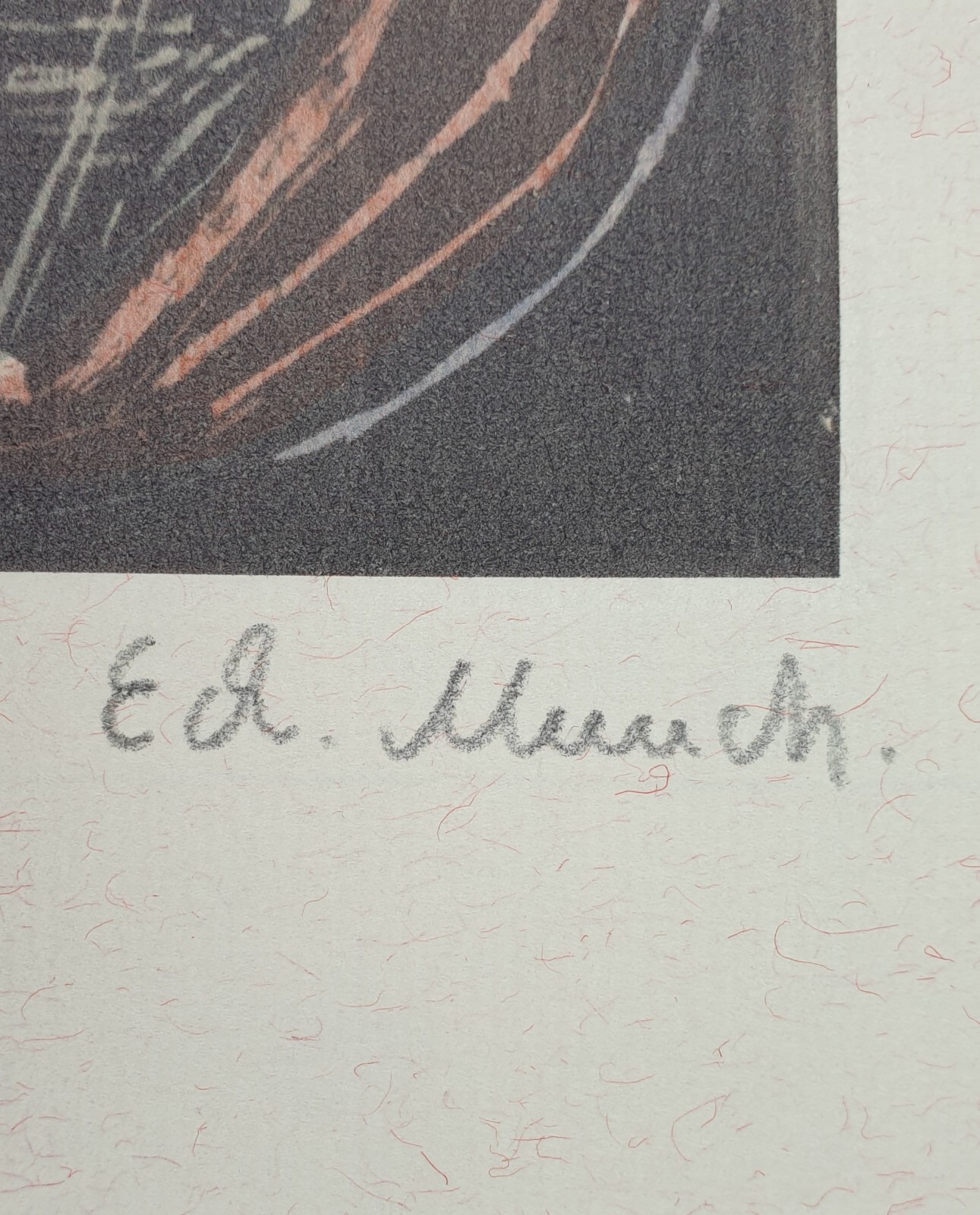 Edvard Munch, Man's Head in Woman's Hair, Hand Signed Lithograph | eBay