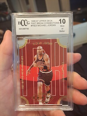 1996 UD DIE-CUT FAST BREAK CONNECTIONS MICHAEL JORDAN.....BCCG 10 | eBay