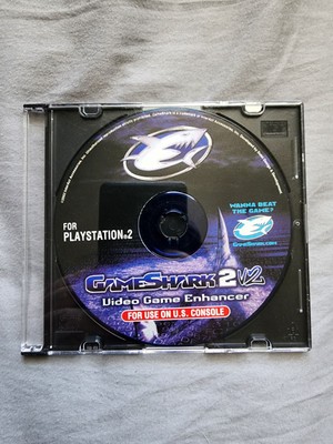 GameShark 2 V2 For PS2 Playstation 2 Disc Only Video Game Enhancer 2002 ...