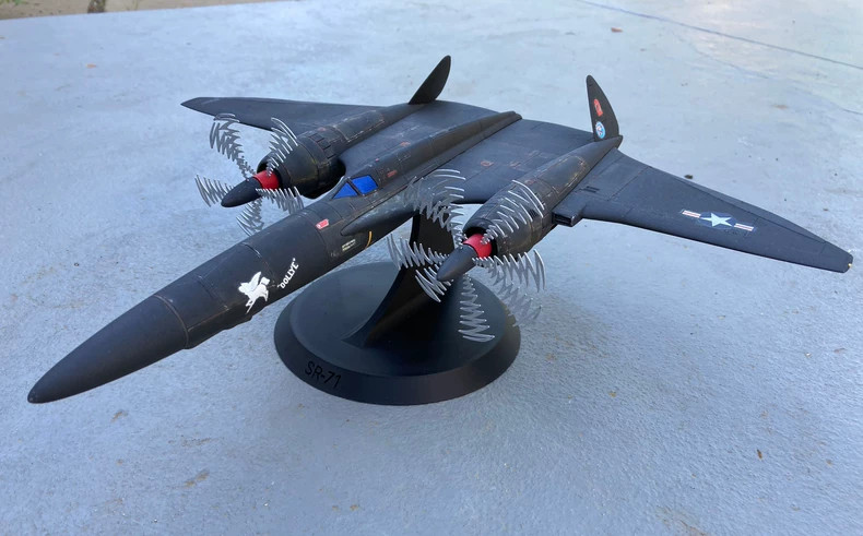 3D Printing1/48 SR71WWII versi Blackbird Reconnaissance Aircraft ...