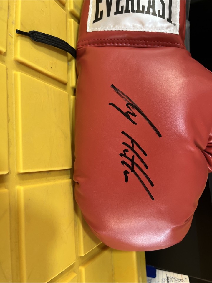 RICKY HATTON SIGNED AUTOGRAPH EVERLAST BOXING GLOVE JSA COA BOXER CHAMP ...