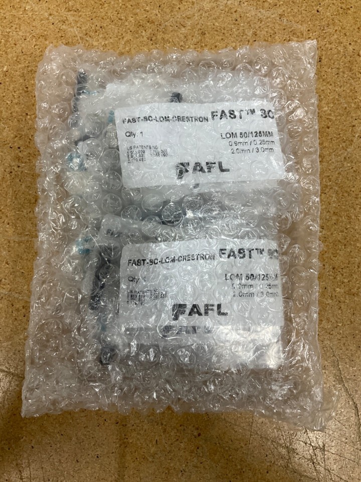 Crestron Connectors for CresFiber 8G Multimode Fiber Optic Cable SC ...