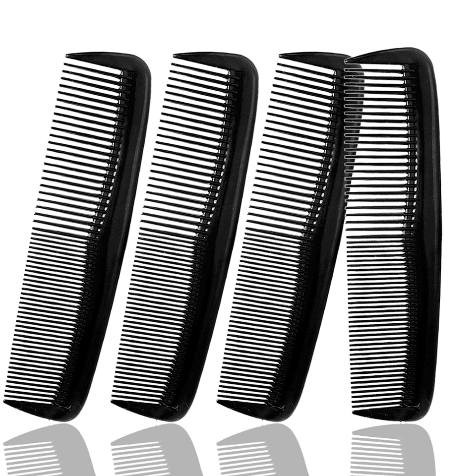 4-Pack Unbreakable Hair Care Combs, Fine Tooth Comb Set for Men | eBay