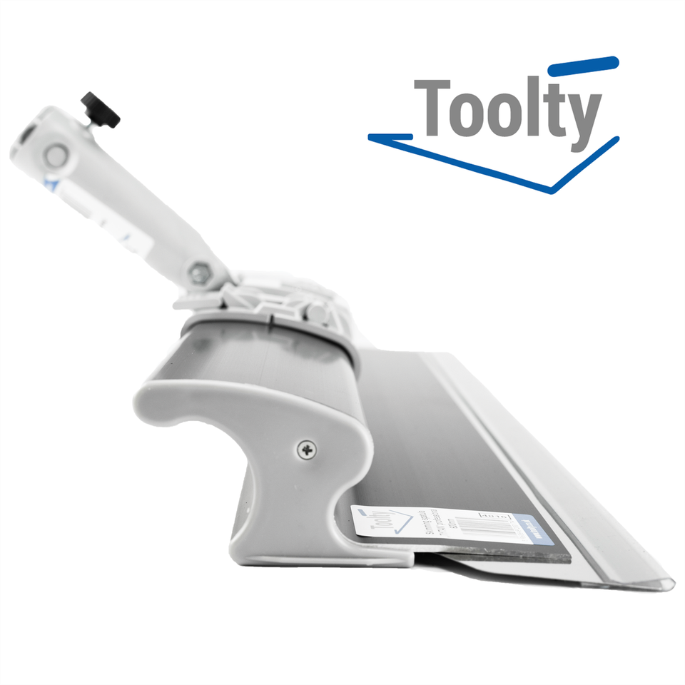 Finishing Skimming Spatula Flexible Stainless Steel Blade Plastic ...