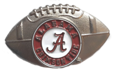 U Alabama Crimson Tide Football Pin University of Alabama Silver Tone A ...