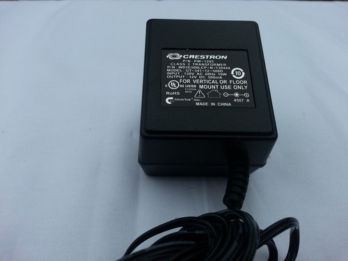 CRESTRON PW-1205 Power SUPPLY pack 120VAC 12VDC | eBay