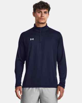 Under Armour Men's Tech Team Quarter Zip Midnight Navy 1376844 NEW | eBay