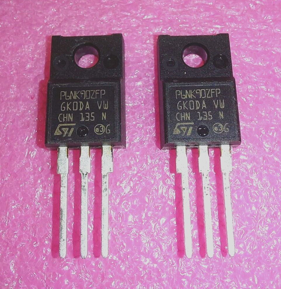 10pcs P6NK90ZFP,Power Mosfet,N Channel,900V 5,8A 1,75ohm,TO220FP ...