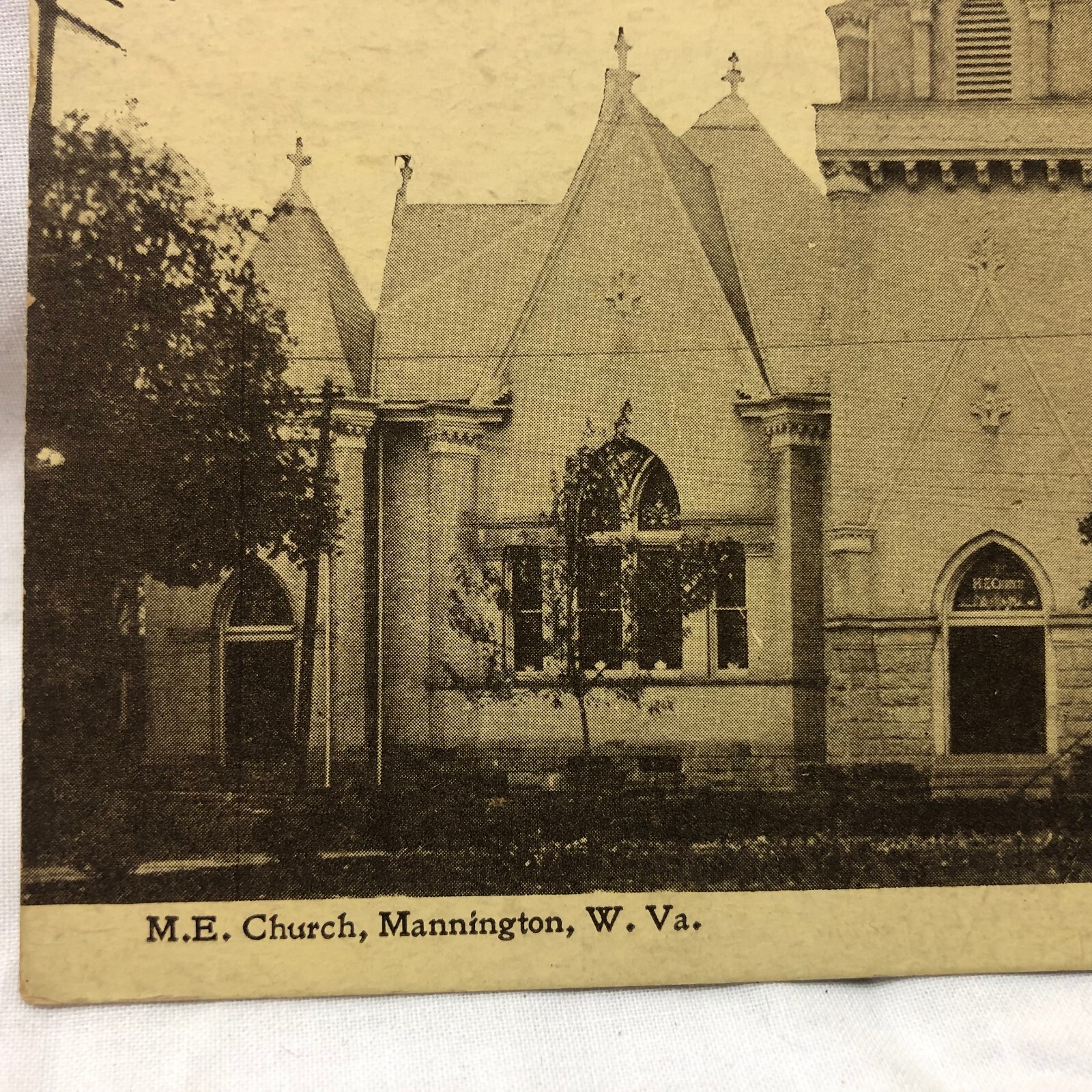 ME Church & Parsonage MANNINGTON West Virginia Marion County WV ...